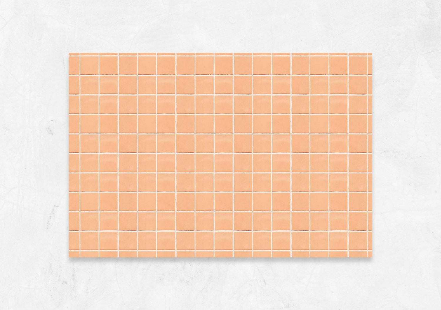 Peach Square Tile Small Vinyl Photography Backdrops